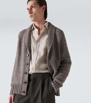 Zegna Checked Cotton Flannel Shirt