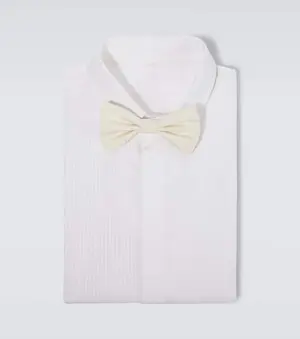 Loro Piana Silk Faille Bow Tie