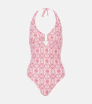Melissa Odabash Tampa Floral One-piece Swimsuit - White