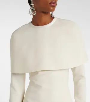 Safiyaa Bridal Gullu Caped Midi Dress