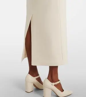 Safiyaa Bridal Gullu Caped Midi Dress
