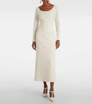 Safiyaa Bridal Gullu Caped Midi Dress