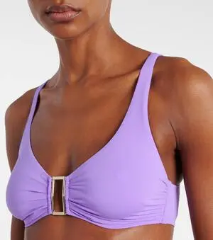 Melissa Odabash Bel Air Bikini Top - Purple