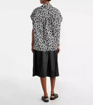 Marni Printed Cotton Poplin Shirt - Black