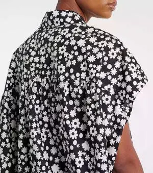 Marni Printed Cotton Poplin Shirt - Black