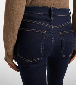 FRAME Le High Straight Long Jeans