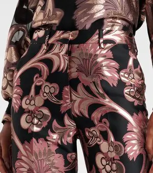 Etro Floral Jacquard Suit Trousers