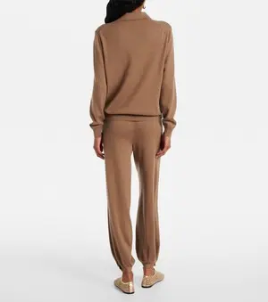 Loro Piana Luciole Cashmere-blend Polo Sweater - Brown