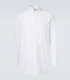 Loro Piana Cotton Tuxedo Shirt - White