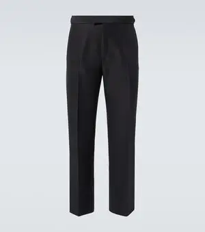 Loro Piana Wool And Silk Suit Trousers