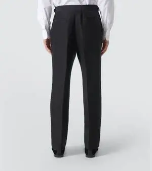 Loro Piana Wool And Silk Suit Trousers