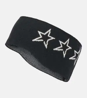 Perfect Moment Printed Wool Headband - Black