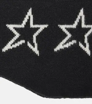 Perfect Moment Printed Wool Headband - Black