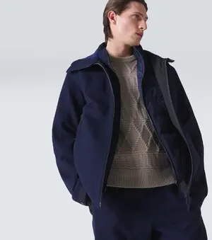 Zegna Cashmere Ski Jacket - Blue
