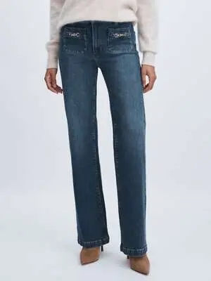 Paige Leenah Wide Leg Jeans