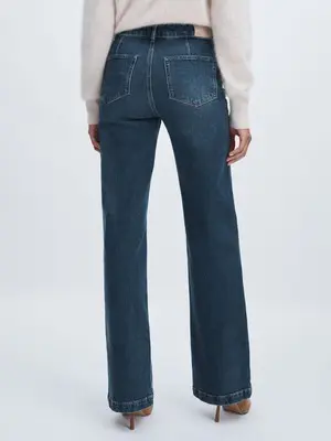 Paige Leenah Wide Leg Jeans