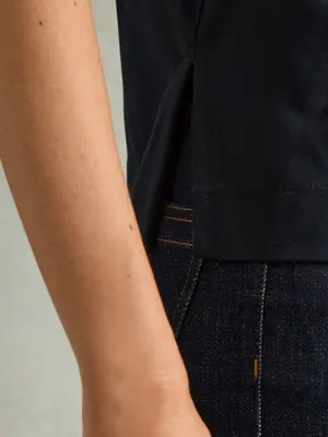 REISS Olivia Cotton-jersey T-shirt