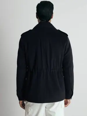 REISS Firenze Atelier Felted Cashmere Field Jacket
