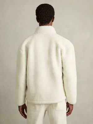 REISS Lincoln Fleece Zip-through Jacket