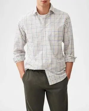 Rodd & Gunn Apos;s Bankhouse Slim-fit Casual Button-down Shirt - Snow