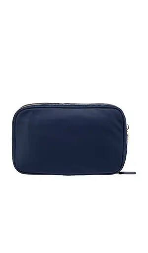 Stoney Clover Lane Double Zipper Pouch - Sapphire