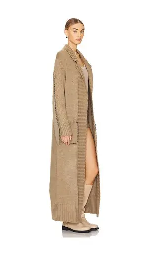 UNDERSTATED LEATHER Rodeo Fringe Trim Trench