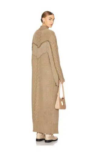 UNDERSTATED LEATHER Rodeo Fringe Trim Trench