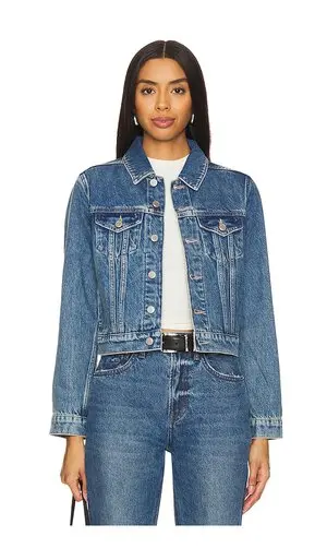 Good American Shrunken Trucker Jacket