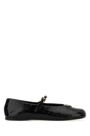 Prada Prada Nappa Leather Ballerinas - Black