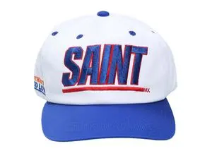 SAINT MICHAEL Embroidered Cap - White/blue