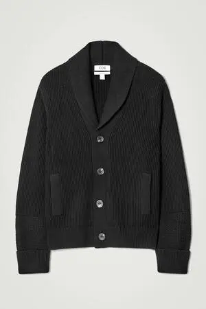 Cos Shawl-collar Merino Wool Cardigan