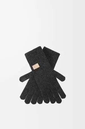 Loewe Cashmere Gloves - Black