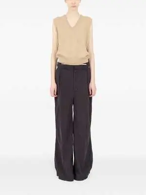 MAISON MARGIELA Knit V-neck Vest - Neutrals