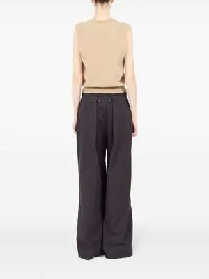 MAISON MARGIELA Knit V-neck Vest - Neutrals