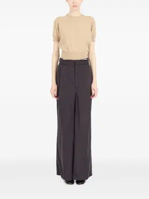 MAISON MARGIELA Crew-neck Virgin Wool Jumper - Neutrals