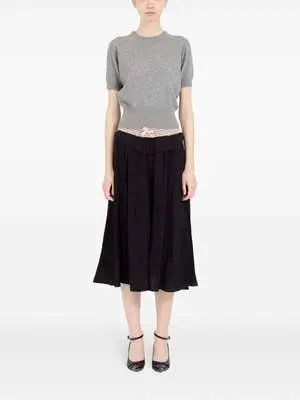 MAISON MARGIELA Crew-neck Virgin Wool Jumper - Grey