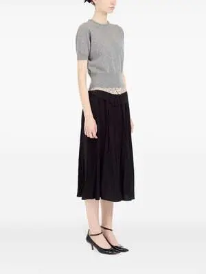 MAISON MARGIELA Crew-neck Virgin Wool Jumper - Grey