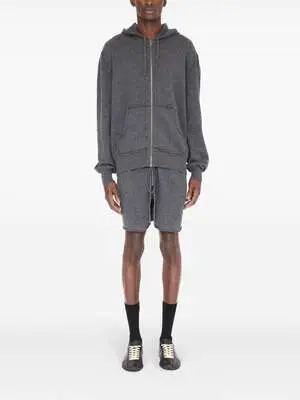 MAISON MARGIELA Brushed Zipped Hoodie - Grey