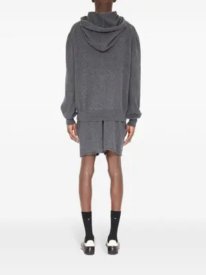 MAISON MARGIELA Brushed Zipped Hoodie - Grey