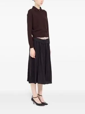 MAISON MARGIELA Polo Collar Knit Top