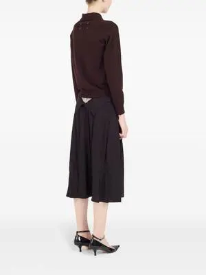 MAISON MARGIELA Polo Collar Knit Top