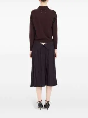MAISON MARGIELA Polo Collar Knit Top