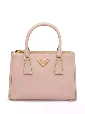 Prada Small Galleria Leather Tote - Neutrals