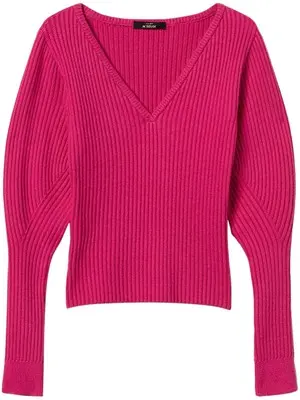 TWINSET Fitted Rib-knit Jumper