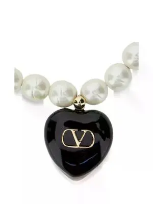 Valentino Garavani Coeur Royal Charm Bracelet - Neutrals