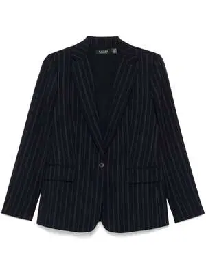 Ralph Lauren Pinstriped Stretch-wool Blazer