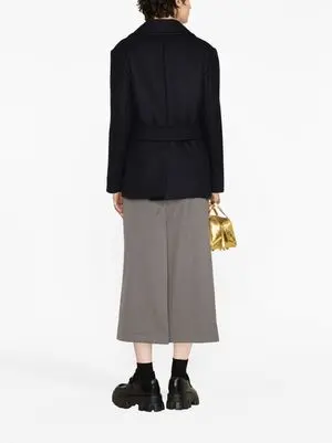 Prada Double-breasted Wool Jacket - Blue