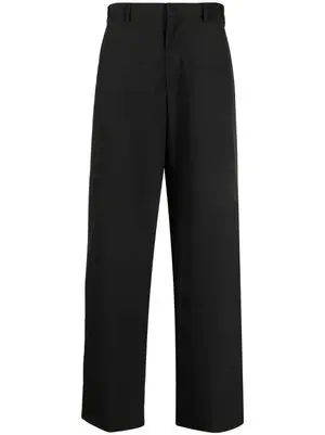 Prada Logo-patch Wide-leg Trousers