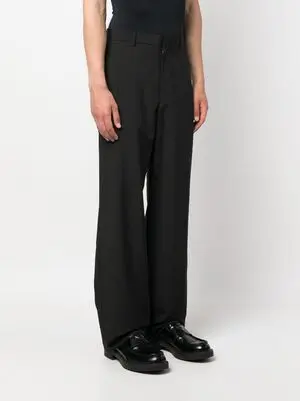Prada Logo-patch Wide-leg Trousers