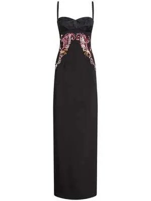 Etro Embroidered Silk Dress
